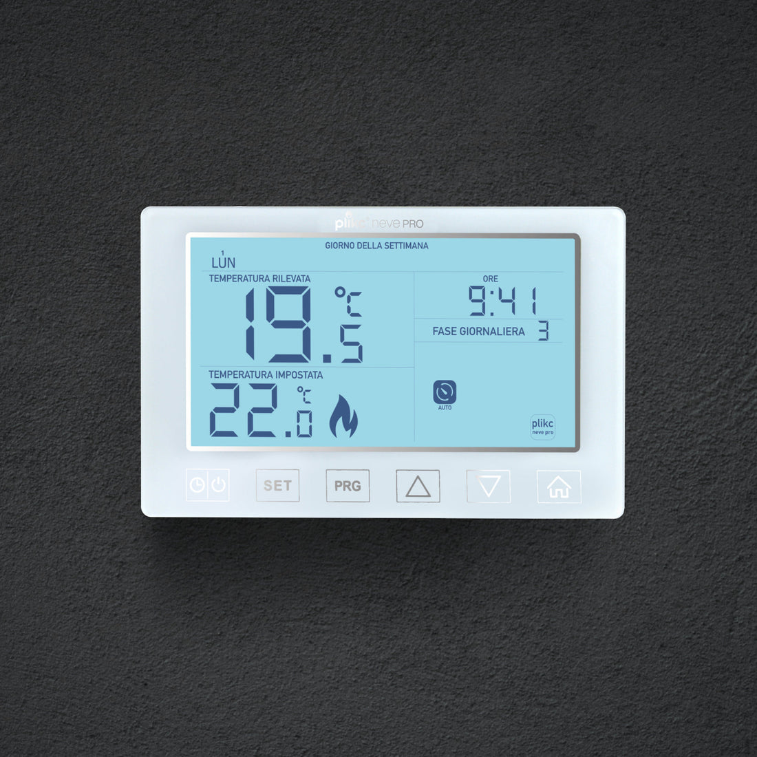 Neve Pro - cronotermostato/termostato digitale a batterie (NON WI-FI)